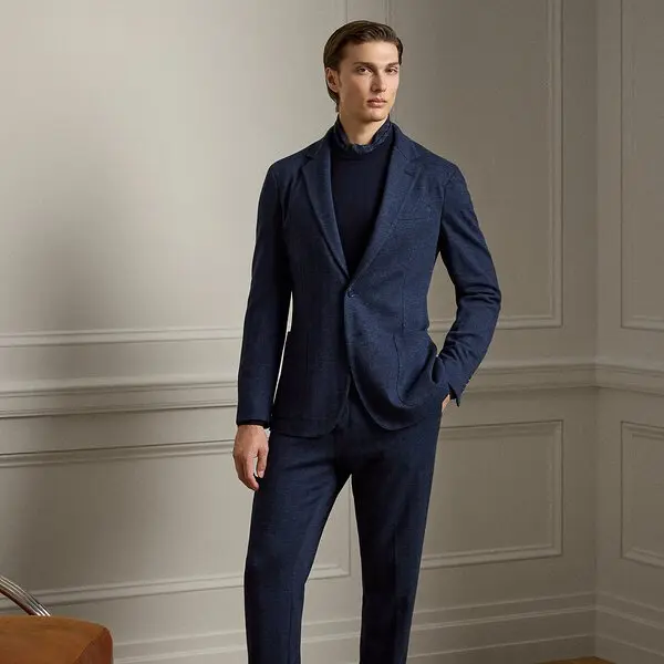 Ralph Lauren Hand-tailored Herringbone Suit Trouser