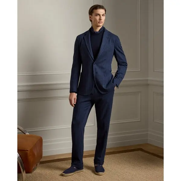 Ralph Lauren Hand-tailored Herringbone Suit Trouser