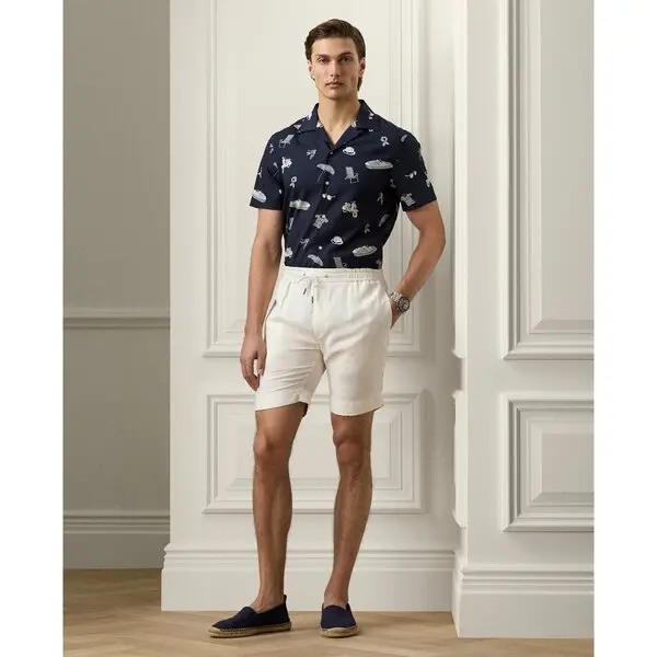 Ralph Lauren Coastal-print Camp Shirt
