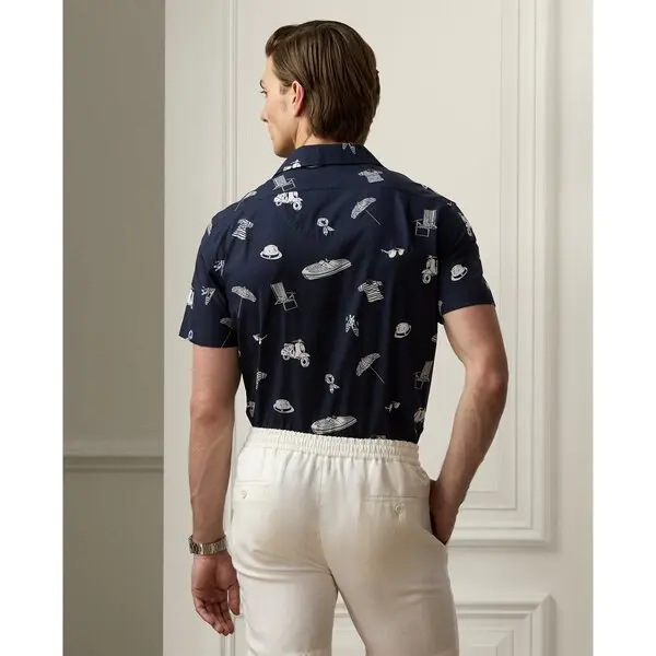 Ralph Lauren Coastal-print Camp Shirt