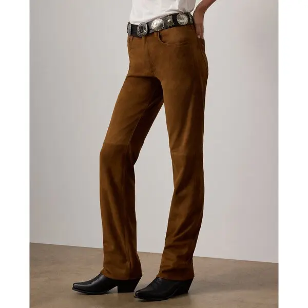 Ralph Lauren Scottie Lamb-suede Pant