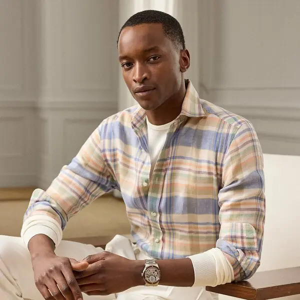 Ralph Lauren Plaid Linen Shirt - Multi