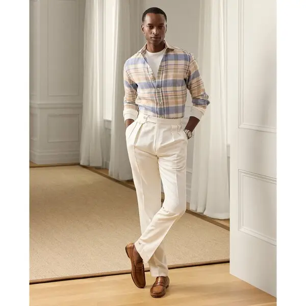 Ralph Lauren Plaid Linen Shirt