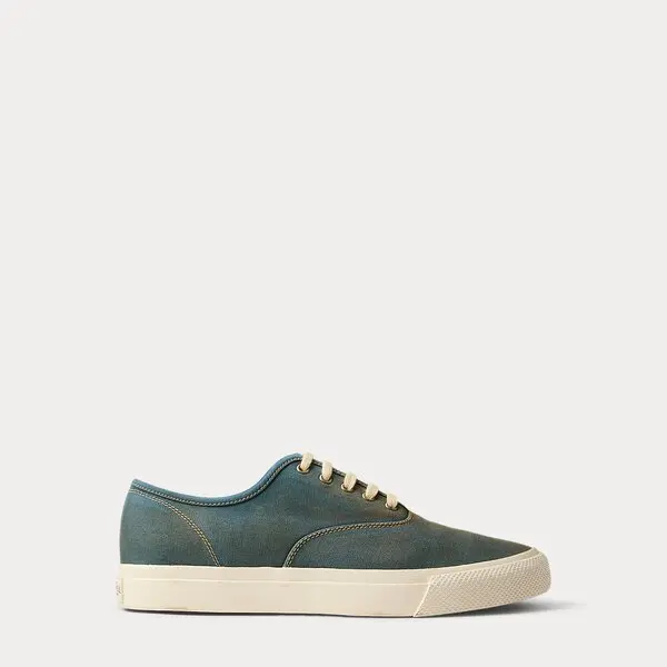 Ralph Lauren Washed Canvas Sneaker