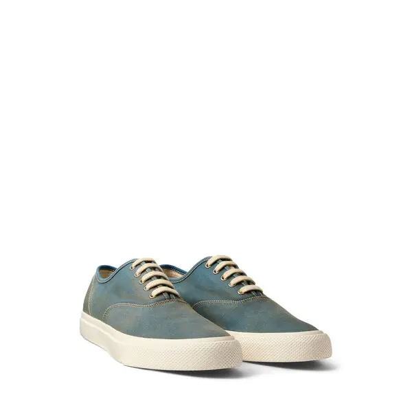 Ralph Lauren Washed Canvas Sneaker