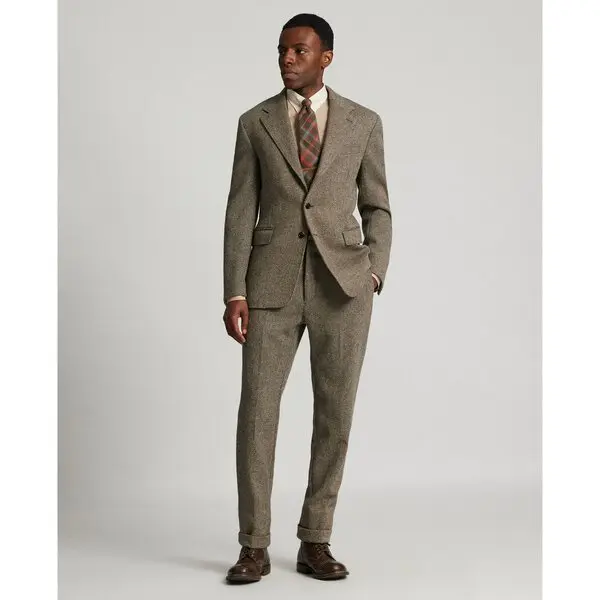 Ralph Lauren Wool Dobby Suit Jacket