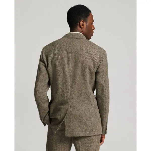 Ralph Lauren Wool Dobby Suit Jacket