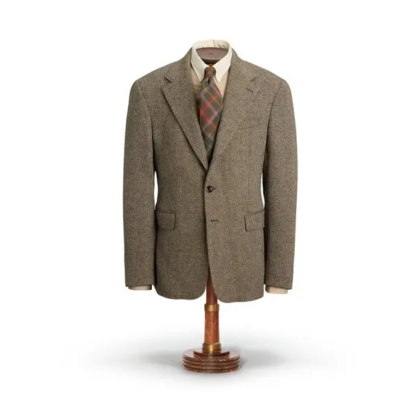 Ralph Lauren Wool Dobby Suit Jacket