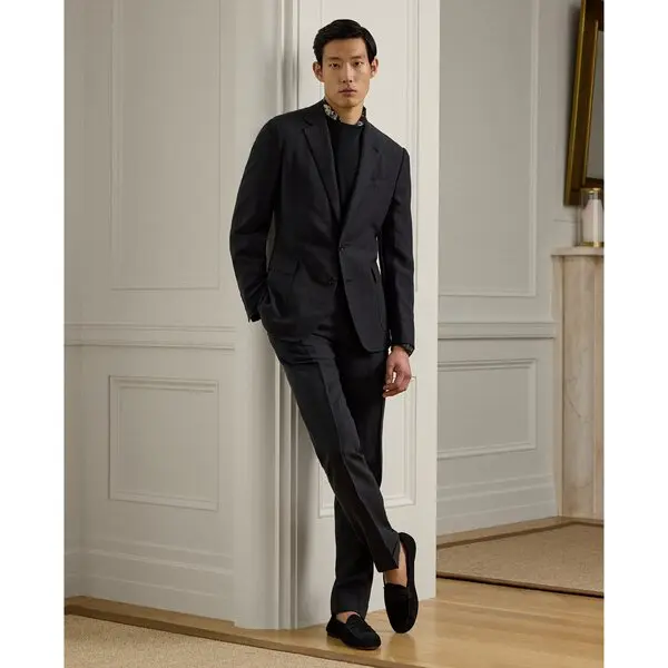 Ralph Lauren Kent Hand-tailored Silk-linen Jacket