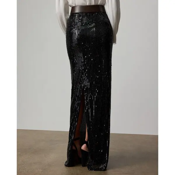 Ralph Lauren Winslow Embellished Tulle Maxiskirt