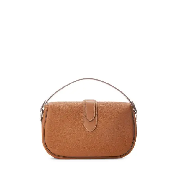 Ralph Lauren Welington Calfskin Shoulder Bag - Rl Gold