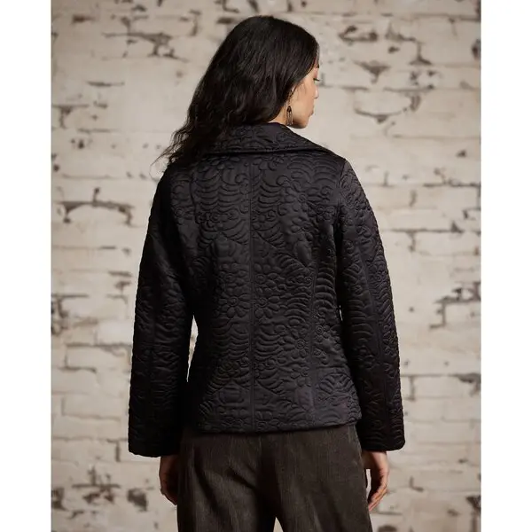 Ralph Lauren Quilted Satin Jacket