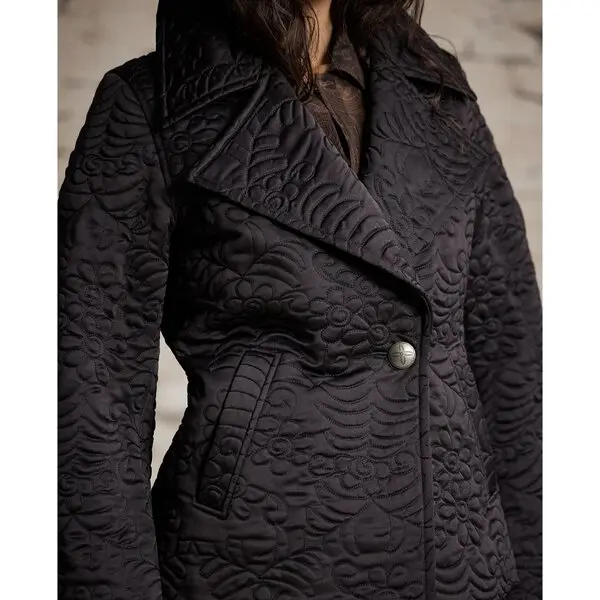 Ralph Lauren Quilted Satin Jacket