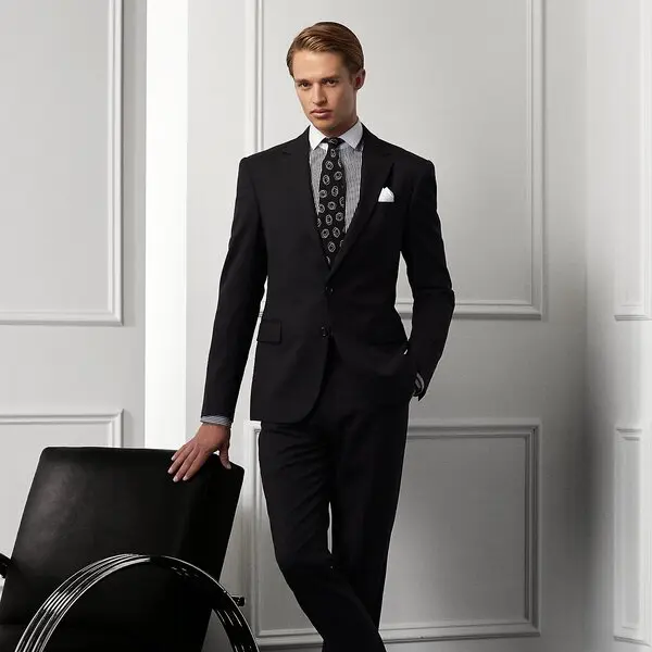 Ralph Lauren Gregory Hand-tailored Wool Twill Suit