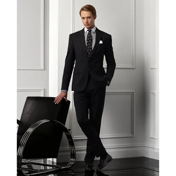 Ralph Lauren Gregory Hand-tailored Wool Twill Suit