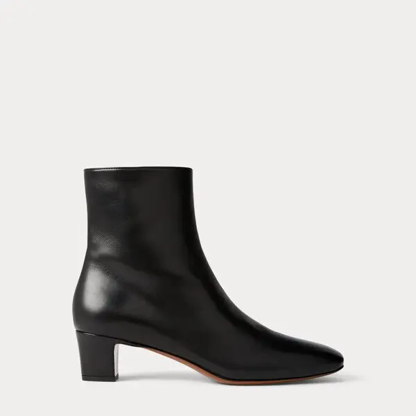 Ralph Lauren Brylee Burnished Calfskin Bootie