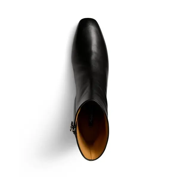 Ralph Lauren Brylee Burnished Calfskin Bootie