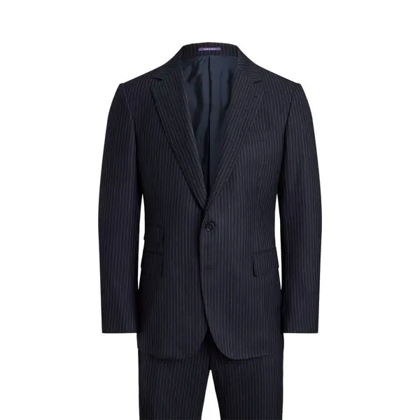 Ralph Lauren Gregory Hand-tailored Striped Wool Suit