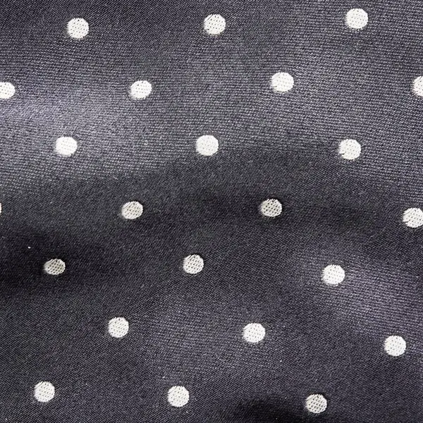 Ralph Lauren Polka-dot Silk Satin Tie - Dark Grey