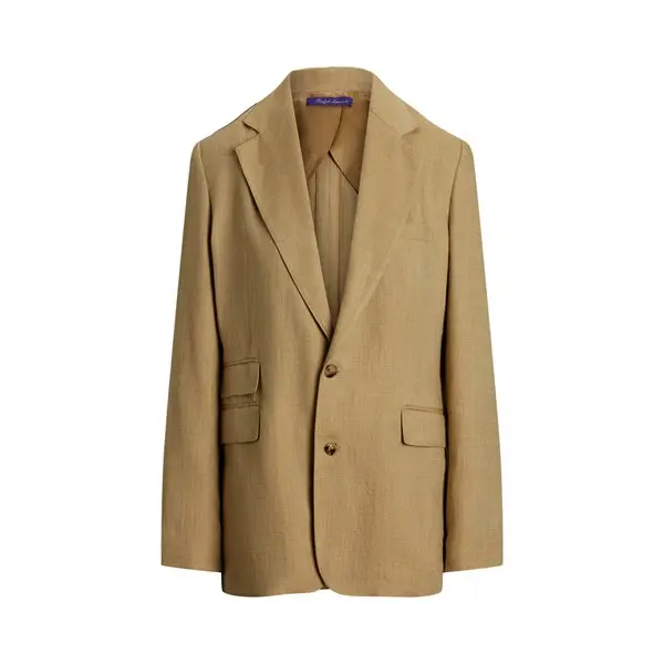 Ralph Lauren Russell Silk-linen Twill Jacket