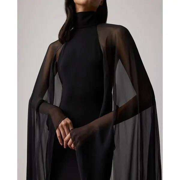 Ralph Lauren Tilly Jersey Evening Dress