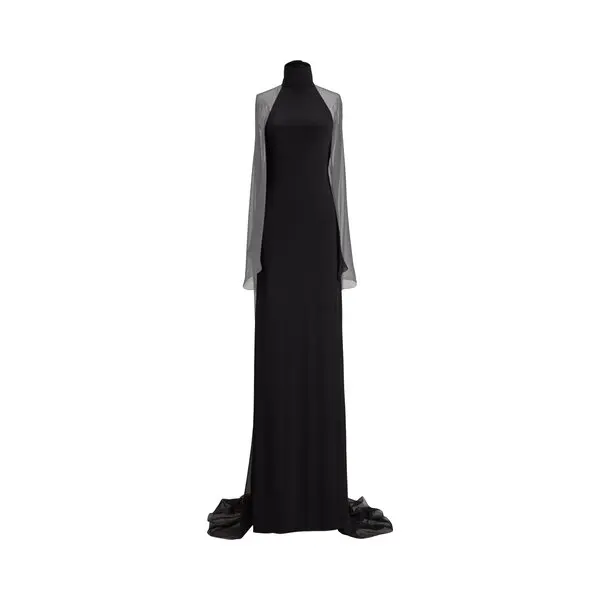 Ralph Lauren Tilly Jersey Evening Dress