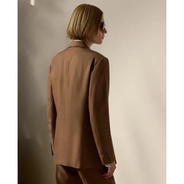 Ralph Lauren Timothy Silk Shantung Jacket