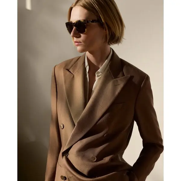 Ralph Lauren Timothy Silk Shantung Jacket
