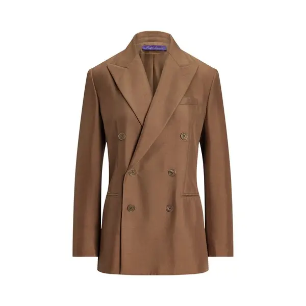 Ralph Lauren Timothy Silk Shantung Jacket