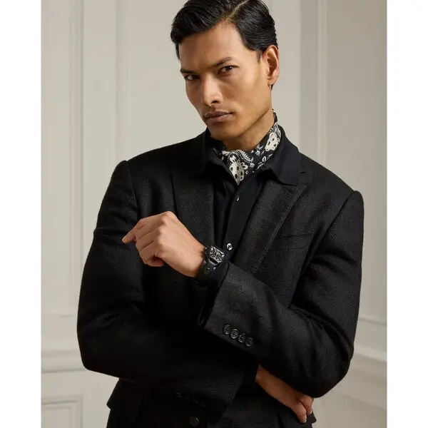 Ralph Lauren Kent Hand-tailored Herringbone Jacket