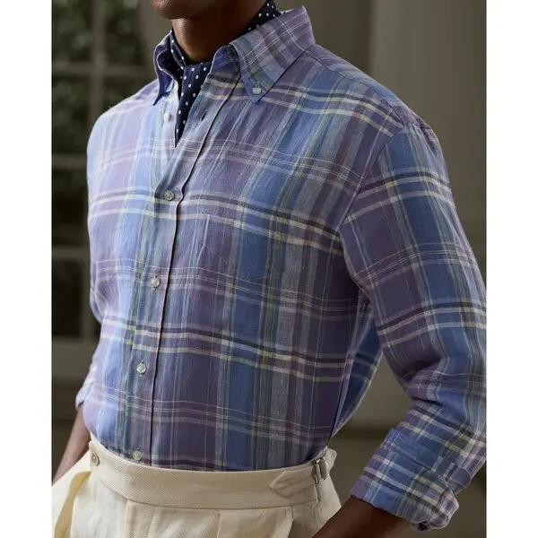 Ralph Lauren Plaid Linen Shirt
