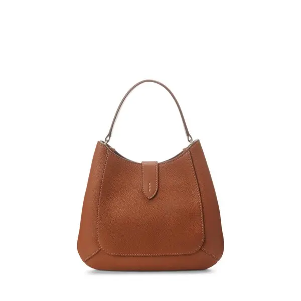 Ralph Lauren Welington Calfskin Mini Shoulder Bag - Rl Gold