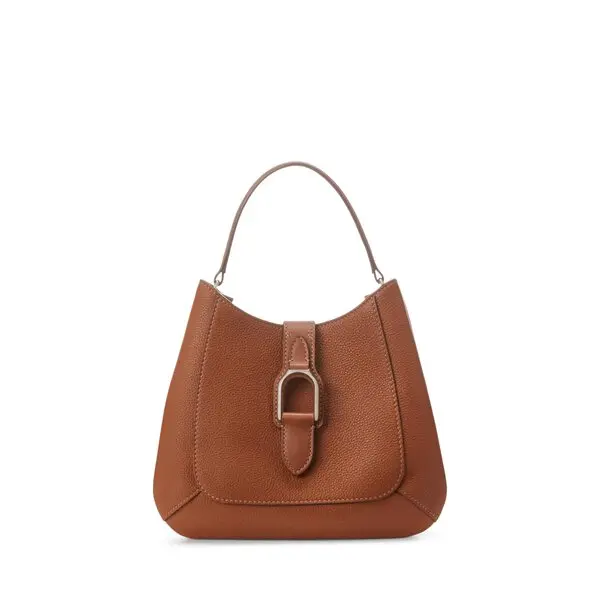 Ralph Lauren Welington Calfskin Mini Shoulder Bag - Rl Gold