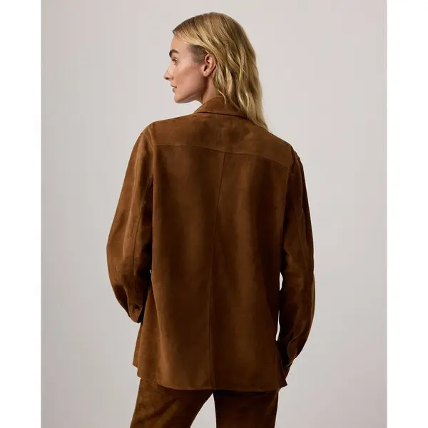 Ralph Lauren Landry Lamb-suede Shirt
