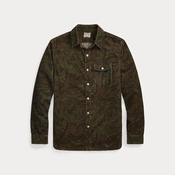 Ralph Lauren Paisley-print Corduroy Workshirt - Multi