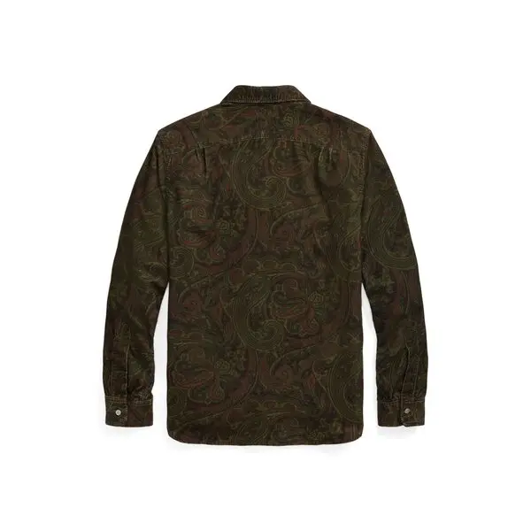 Ralph Lauren Paisley-print Corduroy Workshirt