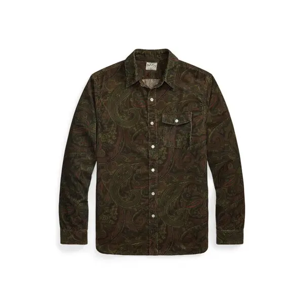 Ralph Lauren Paisley-print Corduroy Workshirt