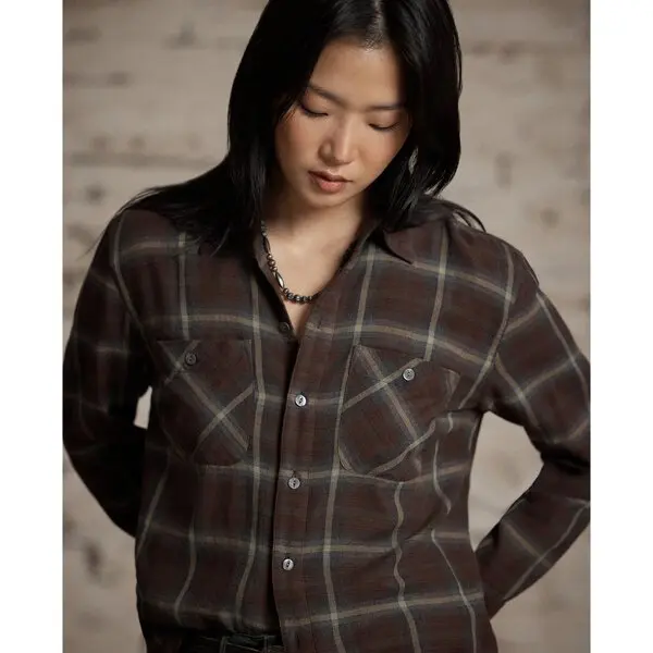 Ralph Lauren Heathered Plaid Cotton Shirt