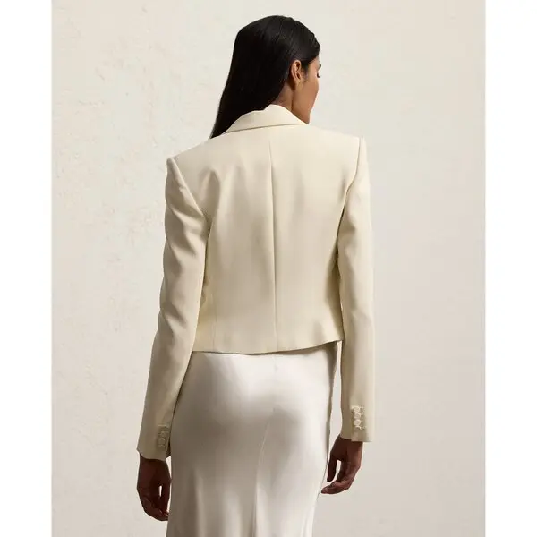Ralph Lauren Spencer Wool Crepe Tuxedo Jacket