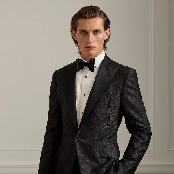 Ralph Lauren Gregory Hand-tailored Paisley Jacket