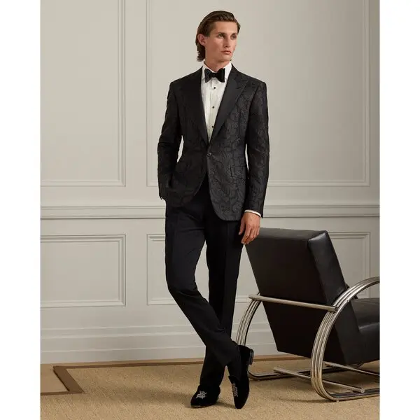 Ralph Lauren Gregory Hand-tailored Paisley Jacket