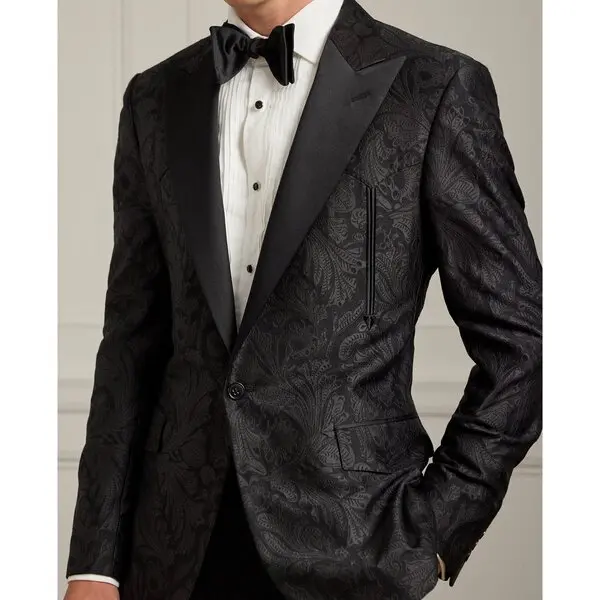 Ralph Lauren Gregory Hand-tailored Paisley Jacket