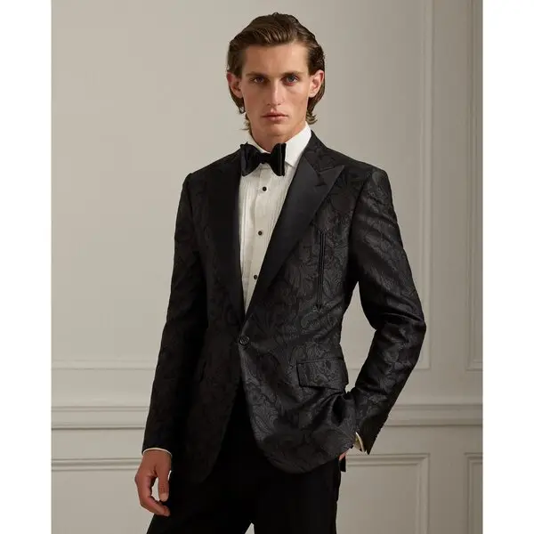 Ralph Lauren Gregory Hand-tailored Paisley Jacket