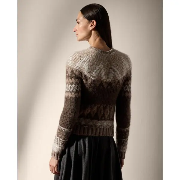 Ralph Lauren Jacquard-knit Cashmere-blend Sweater