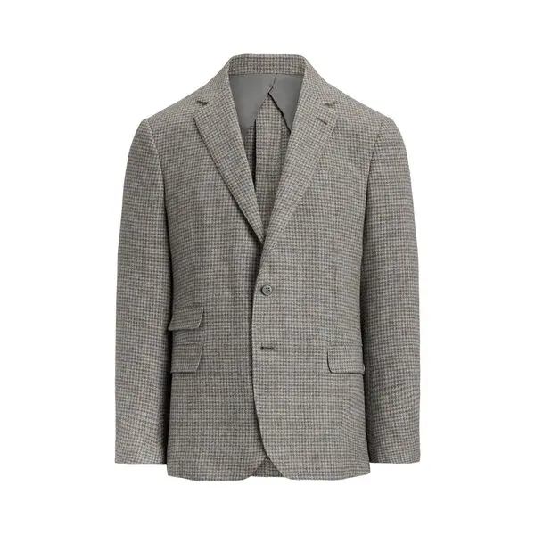 Ralph Lauren Kent Hand-tailored Houndstooth Jacket