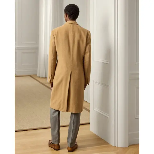 Ralph Lauren Kent Handmade -hair Topcoat - Camel