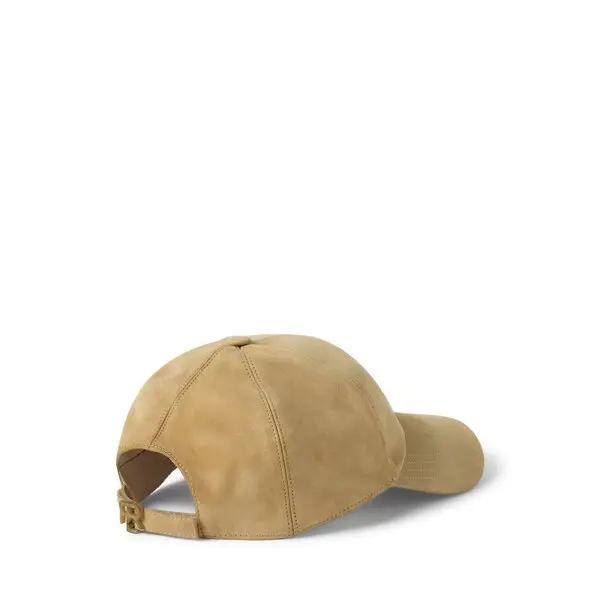 Ralph Lauren Lamb-suede Ball Cap