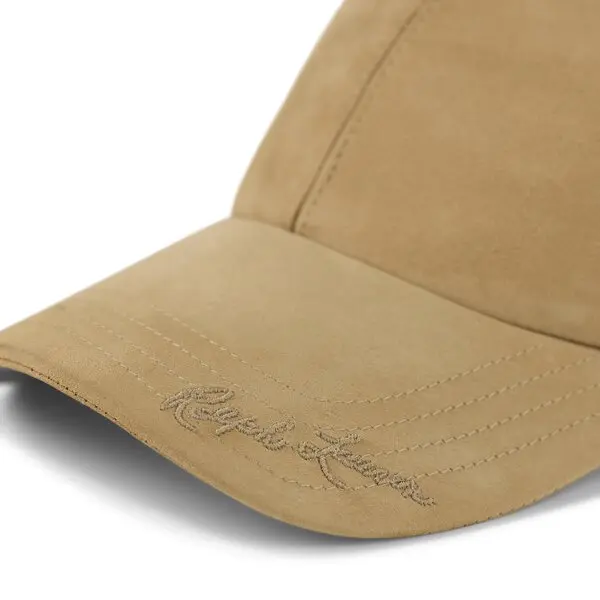 Ralph Lauren Lamb-suede Ball Cap