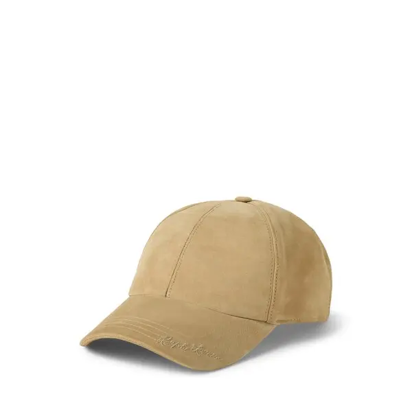 Ralph Lauren Lamb-suede Ball Cap
