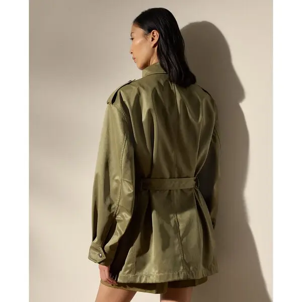 Ralph Lauren Teresa Peached Belted Coat